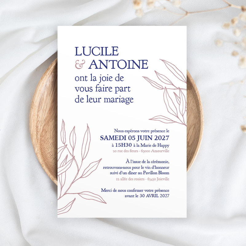 Faire-part avec photo – Happybloom